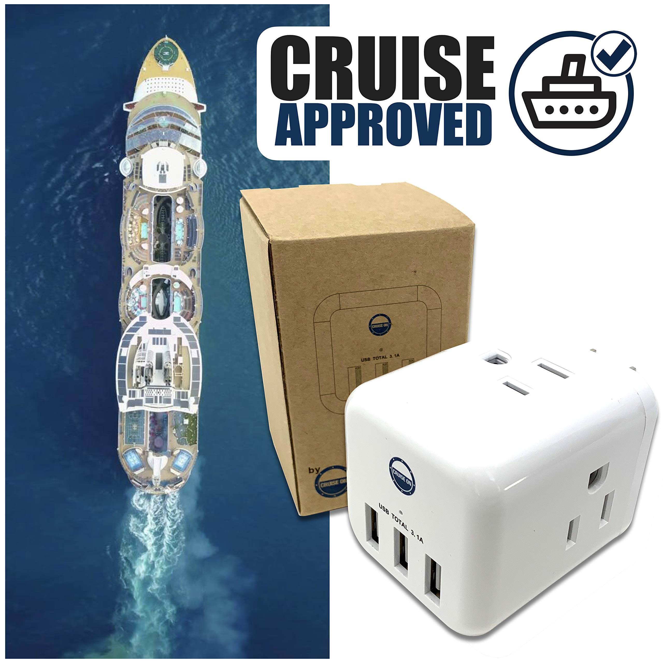 Mua Cruise Approved Power Strip Non Surge Protector for Cruise Ship ...