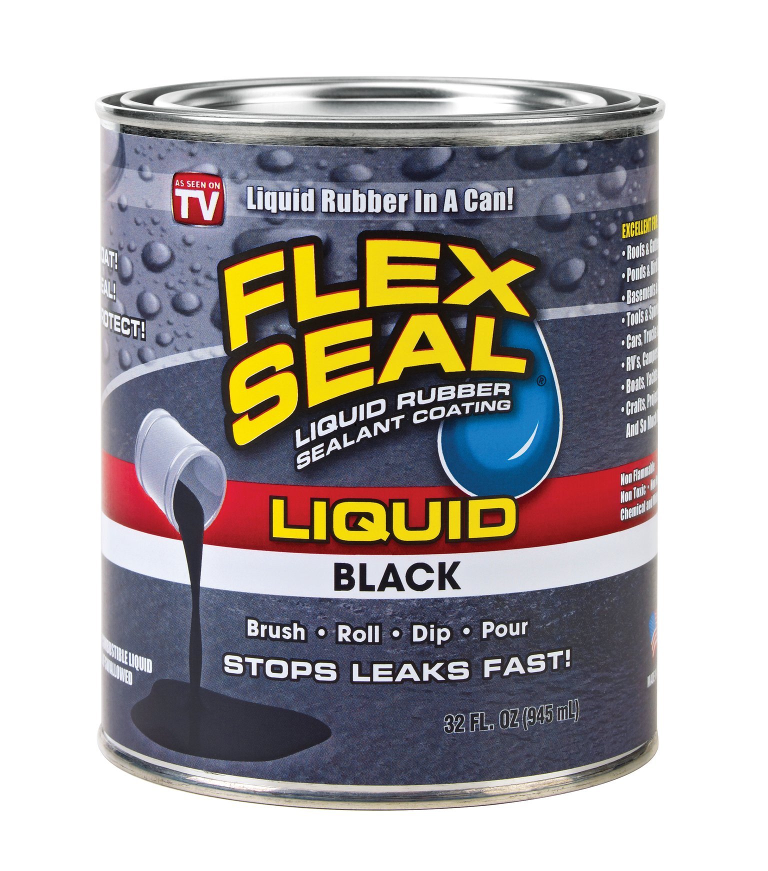 Flex Seal Liquid Rubber In A Can 32 oz Black Buy Online In UAE 