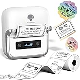 Amazon.com : POLONO PM220S Label Maker Machine with Tape, 2 Inch Bluethooth Portable Thermal ...