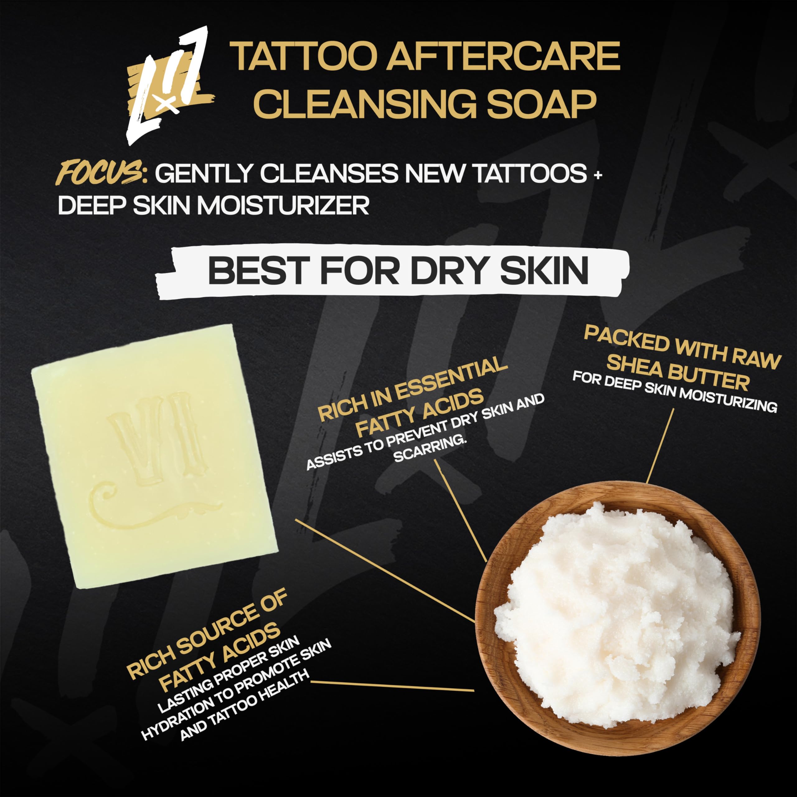 Mua Banger Bar XL Shea Butter Tattoo Aftercare Soap Gentle Formula For ...