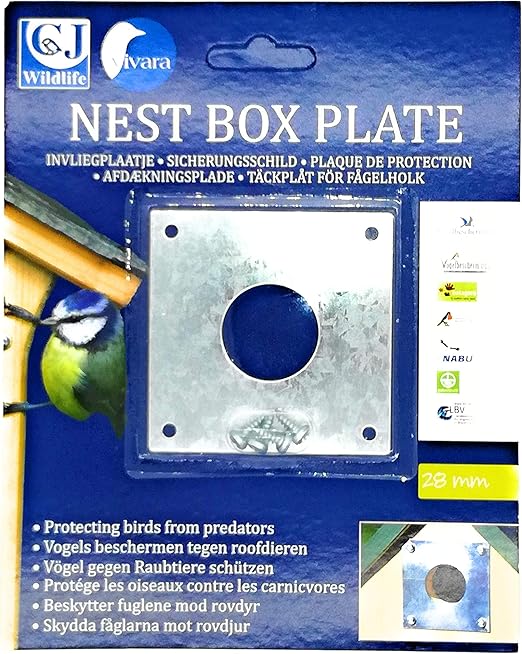 Nest Box Protection Plate 28mm: Amazon.co.uk: Clothing
