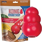 KONG - Classic Dog Toy, Durable Natural Rubber- Fun to Chew, Chase and ...