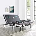 Amazon.com: Queen Size Adjustable Bed Base with Basic Lumbar Support ...