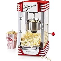 Amazon.com: Nostalgia Popcorn Maker Machine - Professional Table-Top ...