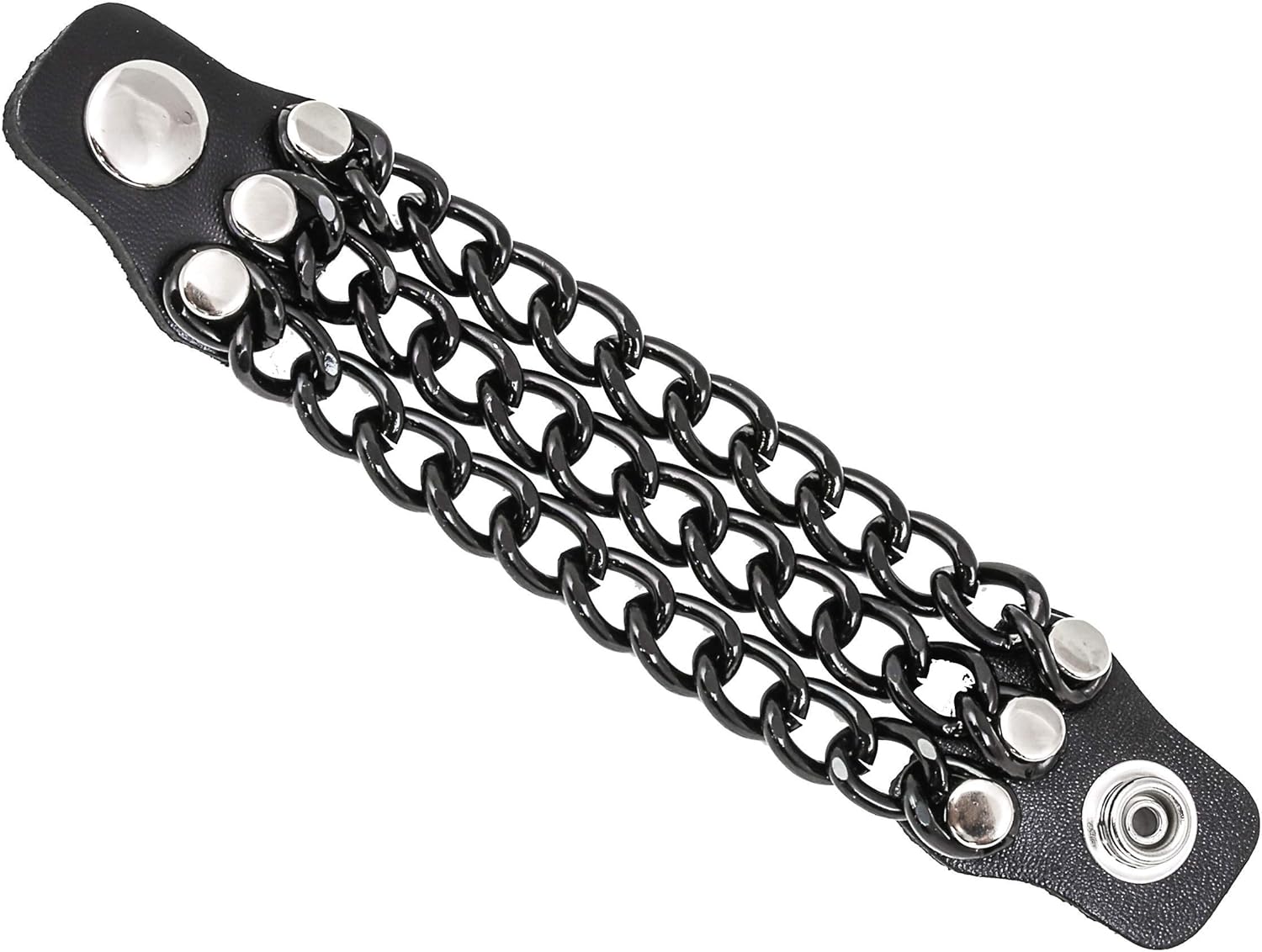 Amazon.com: Black Chain Bikers Vest Extender Triple Chain for Mc Jacket ...