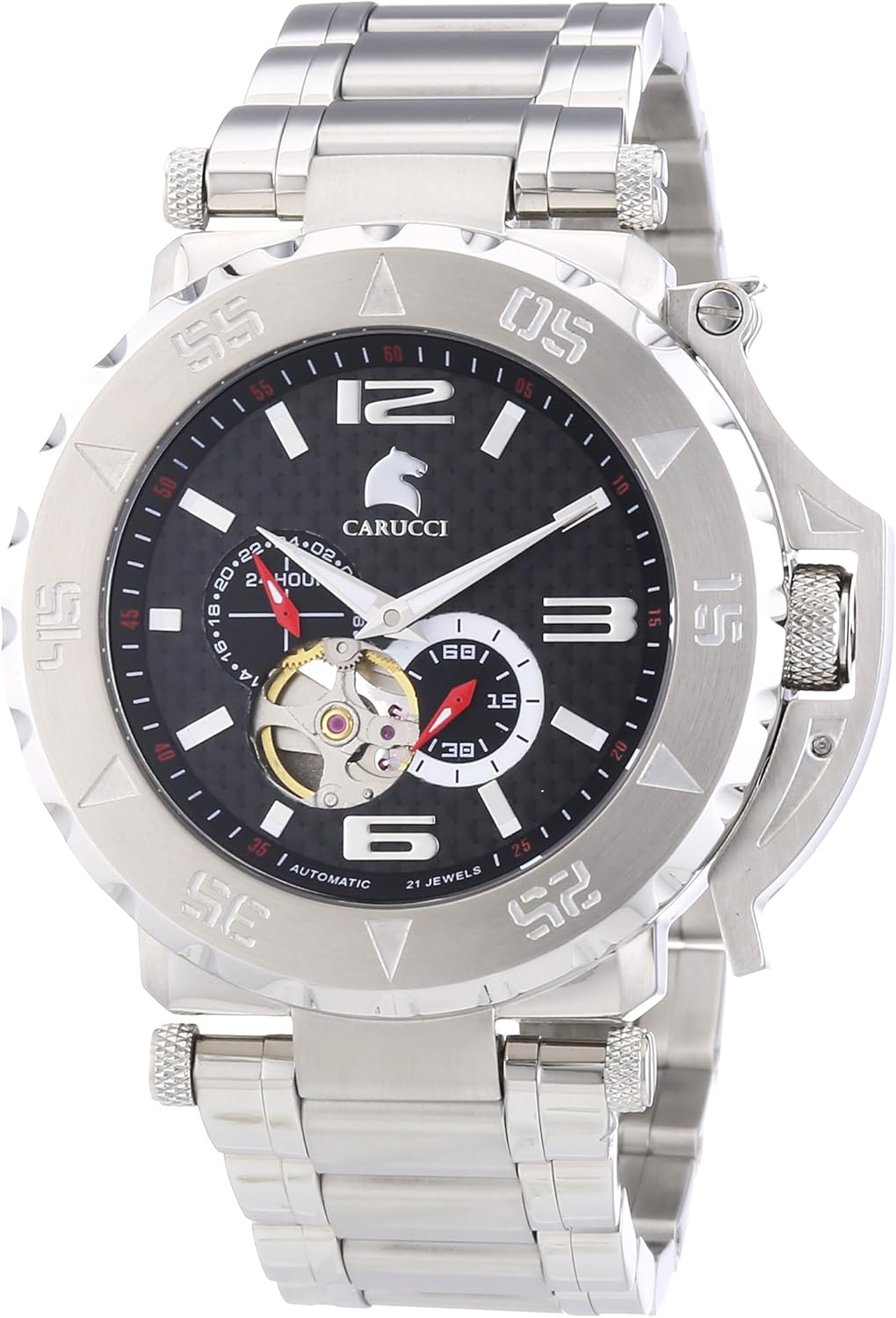 Carucci Watches Men's Watch Teramo CA2199BK: Amazon.co.uk: Watches