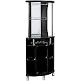 Amazon.com: Home Source Corner Bar Unit, Black : Home & Kitchen