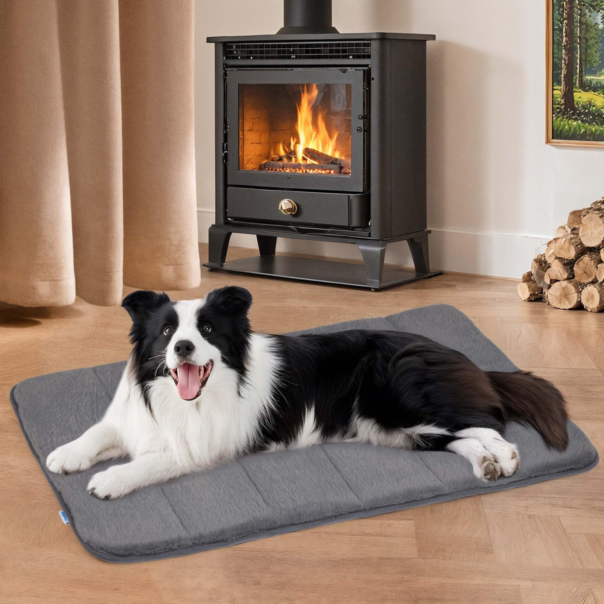 ZAKAPAWS Dog Crate Pad for Large Dogs - 35x23 Orthopedic Dog Bed with ...