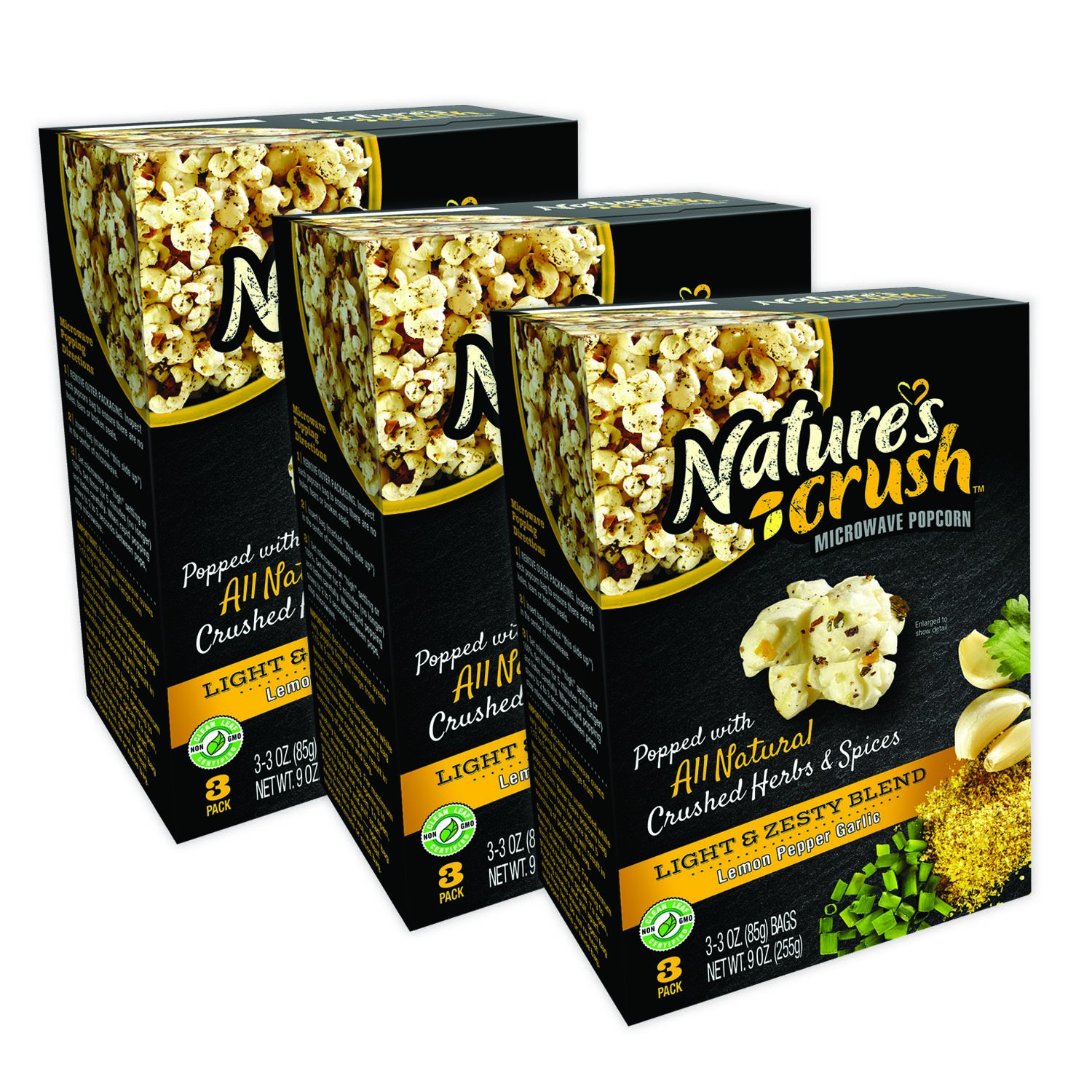 Amazon.com: Nature's Crush Natural Microwave Popcorn, 23 Herbs Blend ...