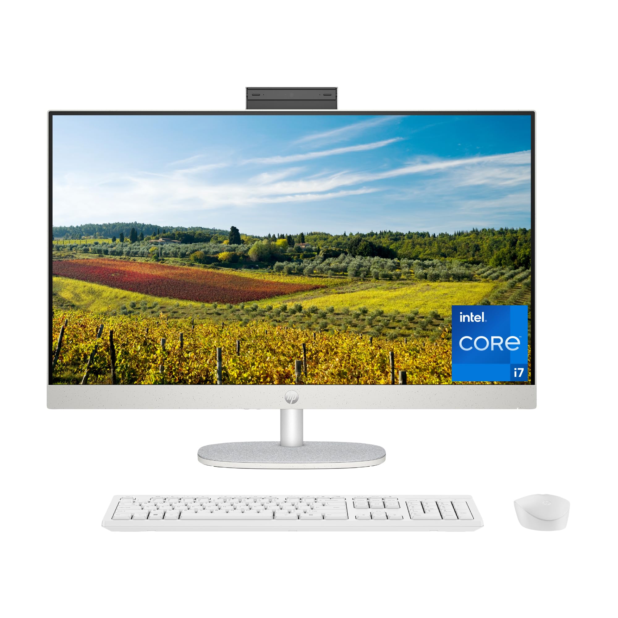 HP 27 Inch All-in-One Desktop PC, FHD Display, 13th Generation Intel ...