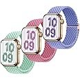 Amazon.com: Braided Stretchy Strap Compatible with Kids Apple Watch ...