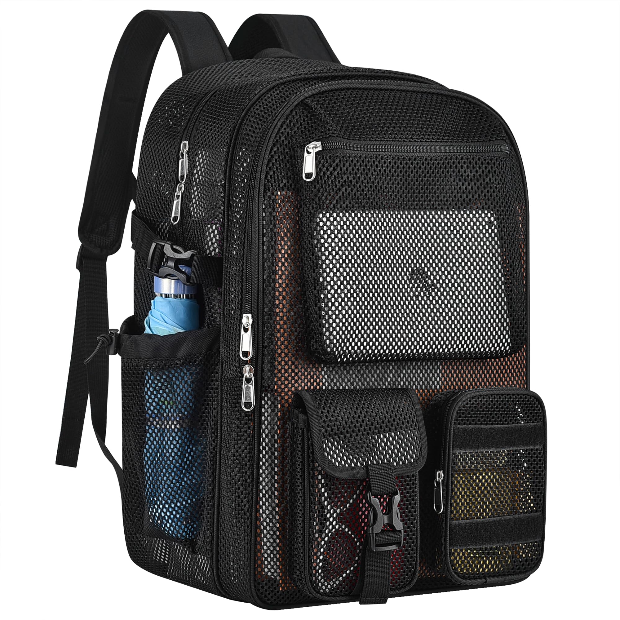 UEASE Mesh Backpack for School, 36L Heavy Duty Mesh Backpacks for ...