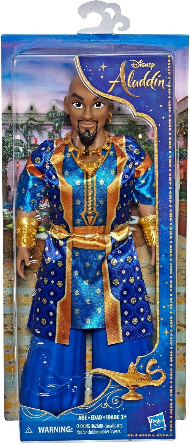 Disney Genie Fashion Doll in Human Form, Poseable Figure with Clothes ...