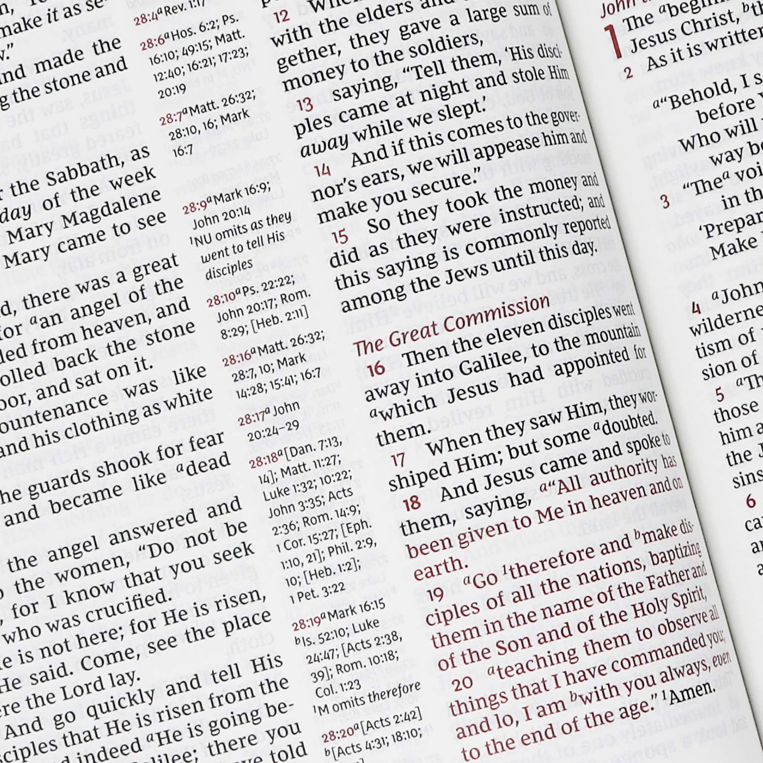 NKJV, Reference Bible, Classic Verse-by-Verse, Center-Column ...