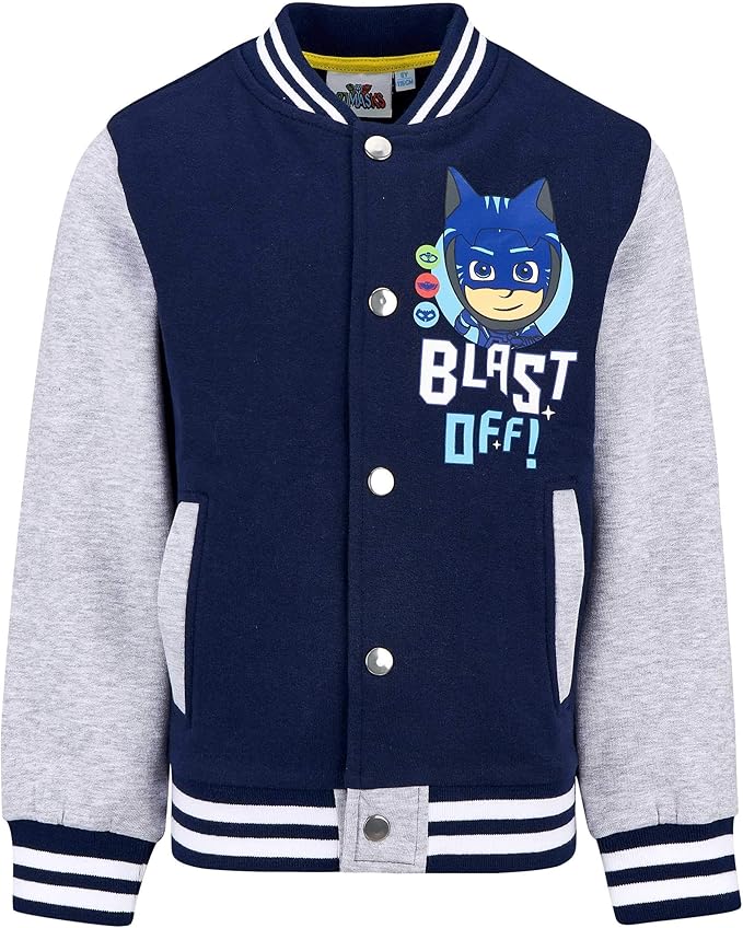 PJ MASKS College Jacket (116/6 Years, Grey): Amazon.co.uk: Clothing