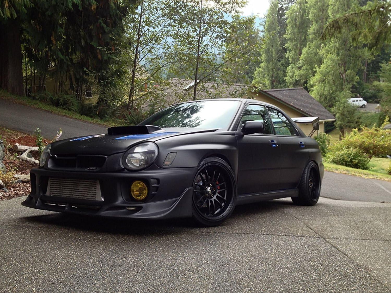 VINYL FROG Vehicle Wrap Vinyl Matte Black Stretchsble Air Release PVC ...