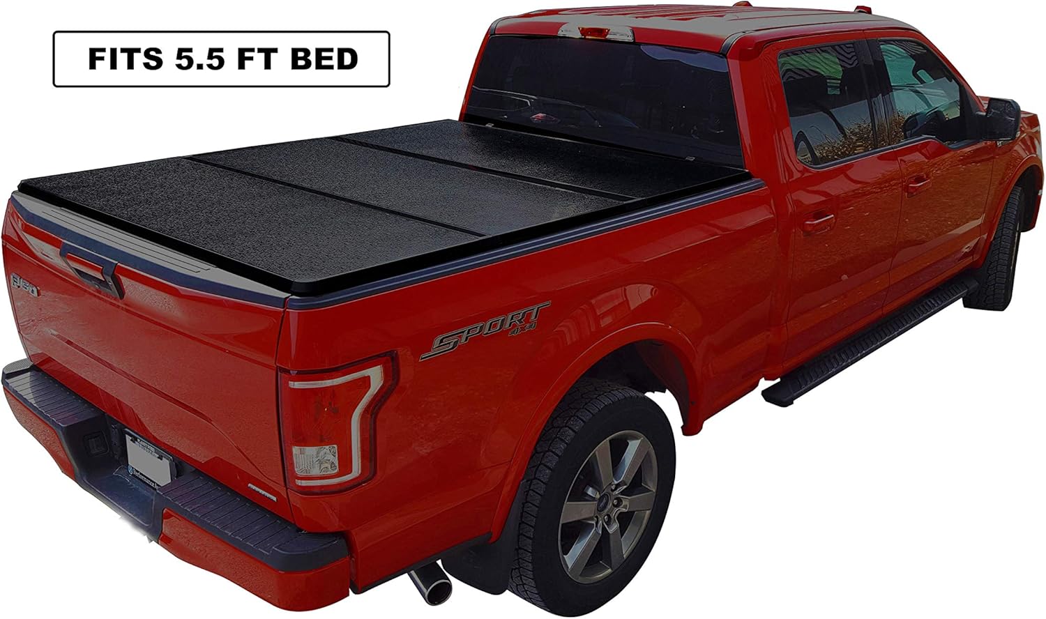 Black Series Auto Hard Solid Tri-Fold Tonneau Cover 2004-2020 Ford F ...