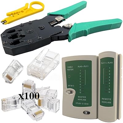 Safekom RJ45 Cat6 Cable Tester Crimping Tool Kit - Nepal | Ubuy