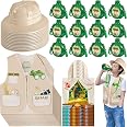 Amazon.com: Xuhal 48 Pcs Kids Explorer Costume Set Kids Explorer Hats ...