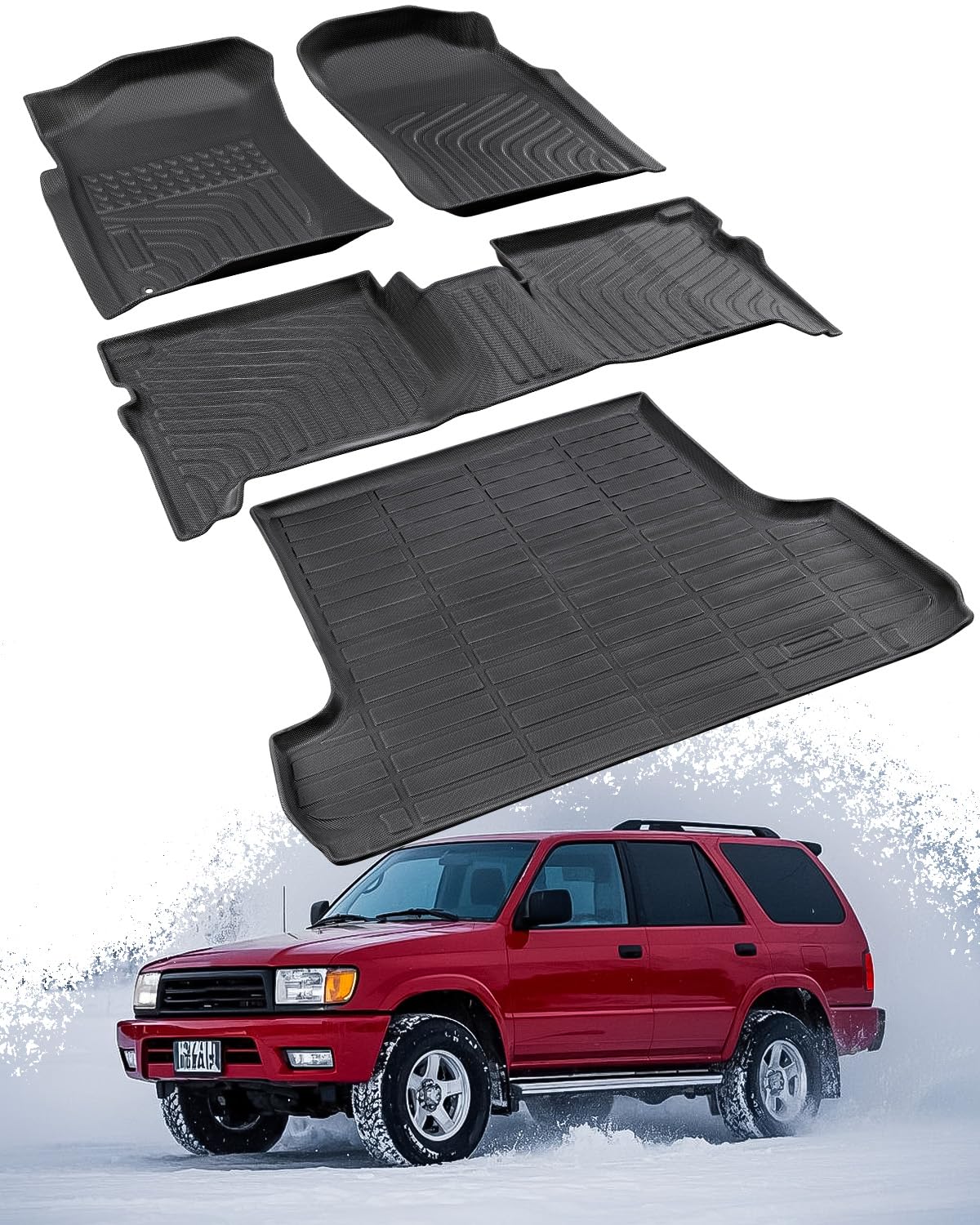 Car Floor Mats for Toyota 4Runner: 1996 1997 1998 1999 2000 2001 2002 ...
