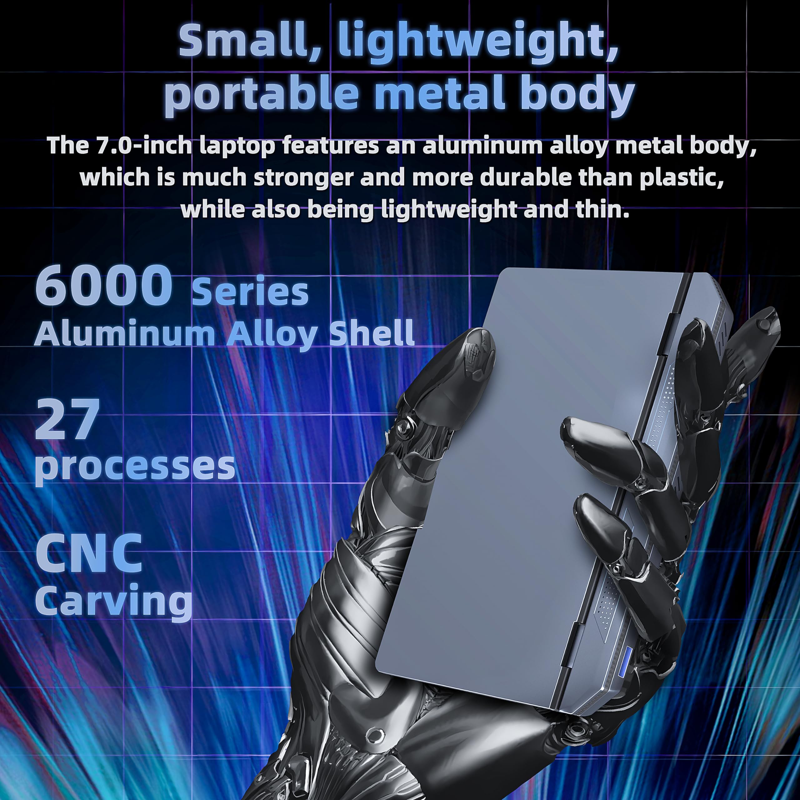 Mua All Metal 7'' HD Touchscreen Ultra-Light Mini Laptop: Celeron J4105 ...