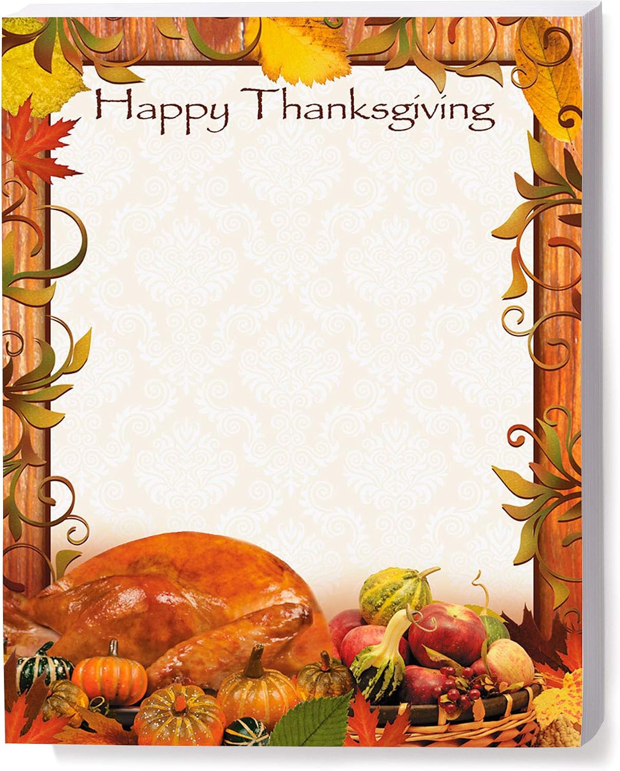 Amazon Thanksgiving Dinner Border Paper 8 5 X 11 100 Count Amazon Thanksgiving Dinner Border Paper 8 5 X 11 100 Count