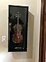 Amazon.com: Violin Display Case Cabinet Wall Rack w/UV Protection ...