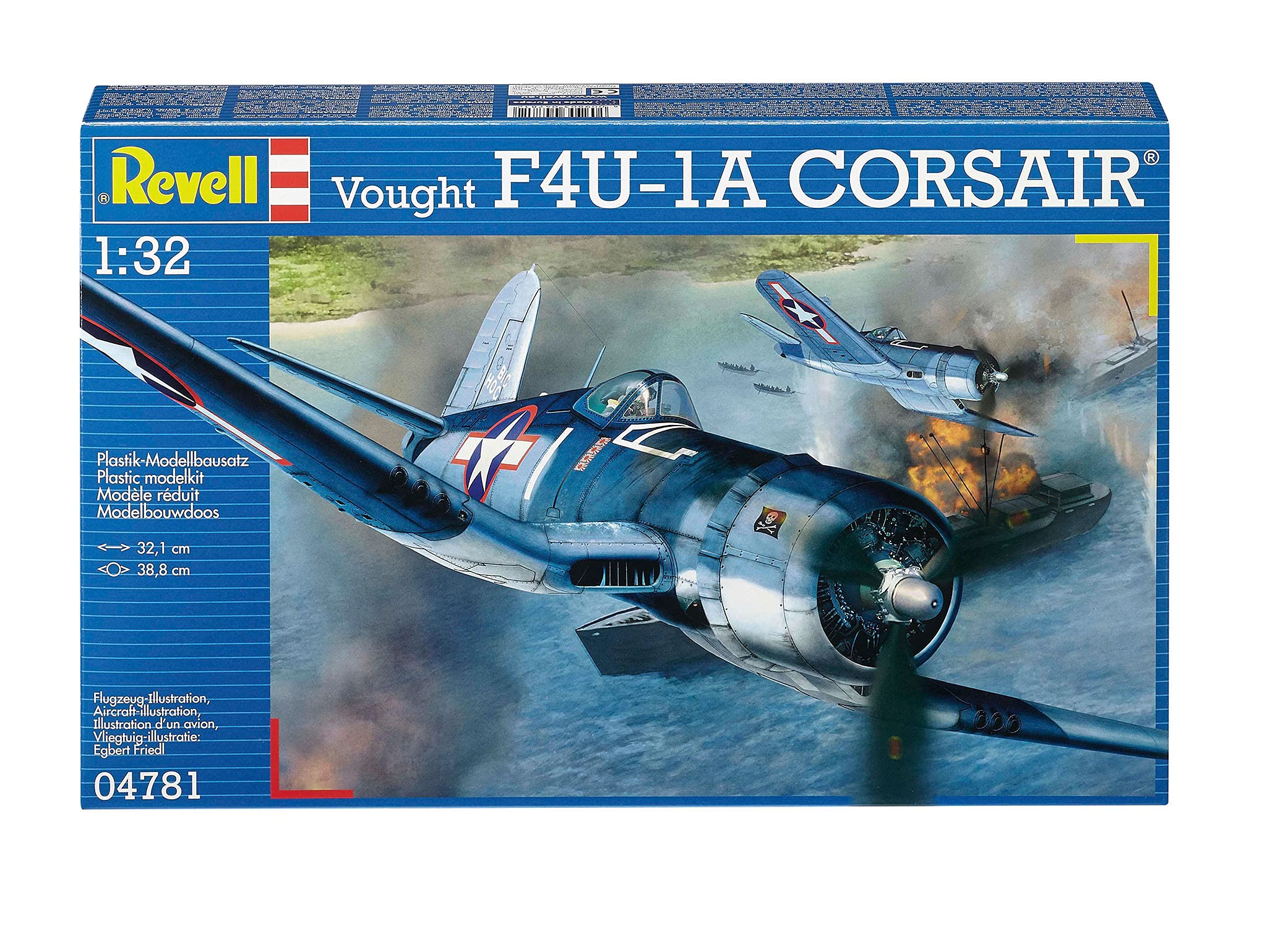 Mua Revell Modellbausatz Flugzeug 1:32 - Vought F4U-1A CORSAIR im MaÃ stab 1:32, Level 4 ...