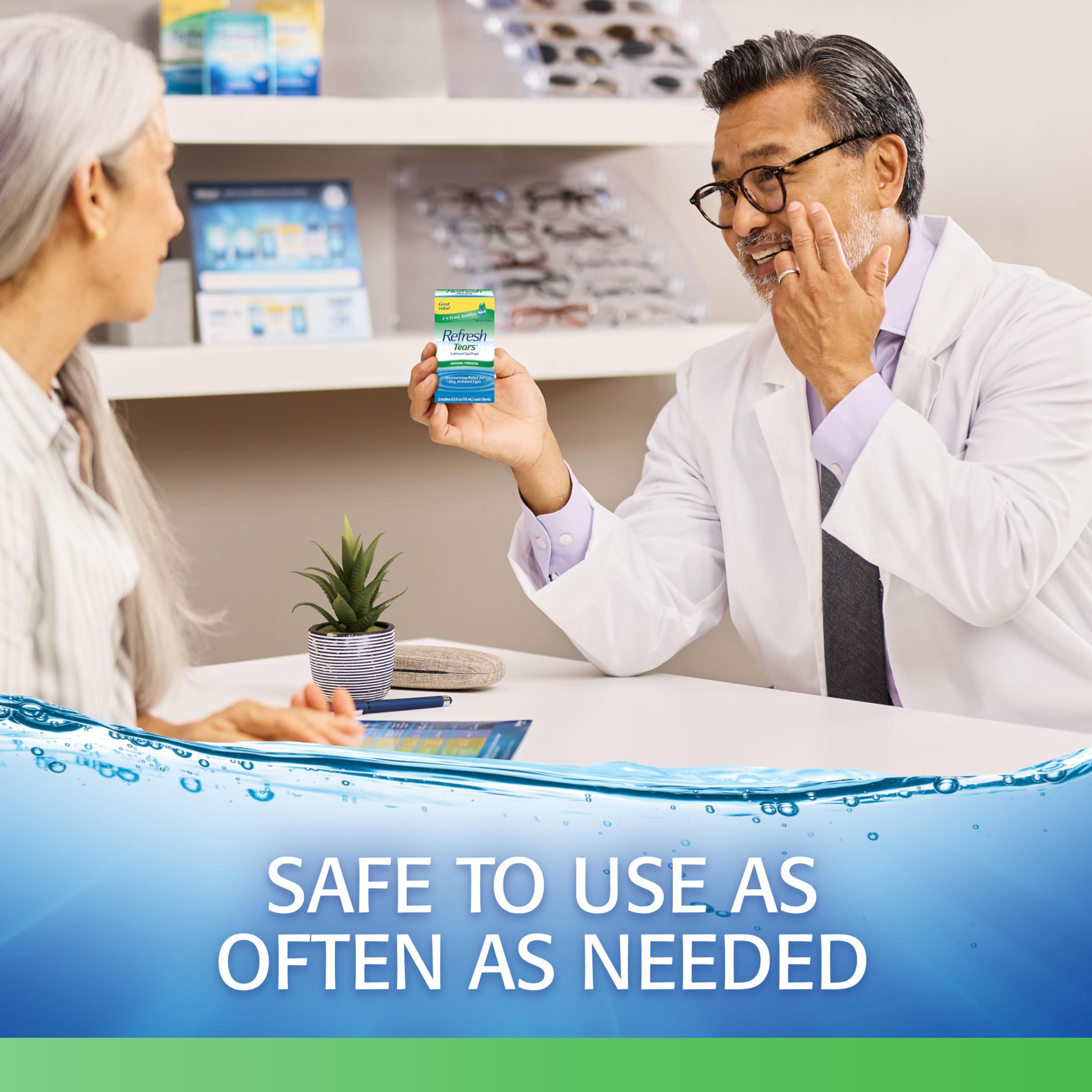 Mua Refresh Tears Lubricant Eye Drops Artificial Tears, 2x0.5 fl oz (30 ...