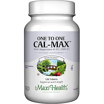 Amazon.com: Cal-Max - Calcium Citrate w/Vitamin D3 and Magnesium For ...