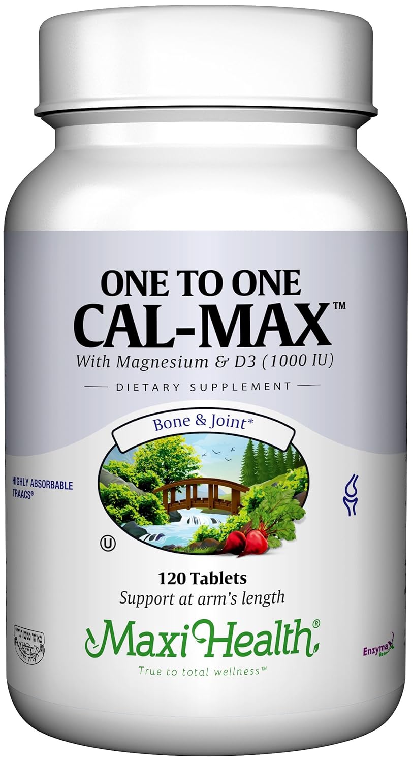 Maxi Health One to One CalMax - Calcium Citrate - with Vitamin D3 ...