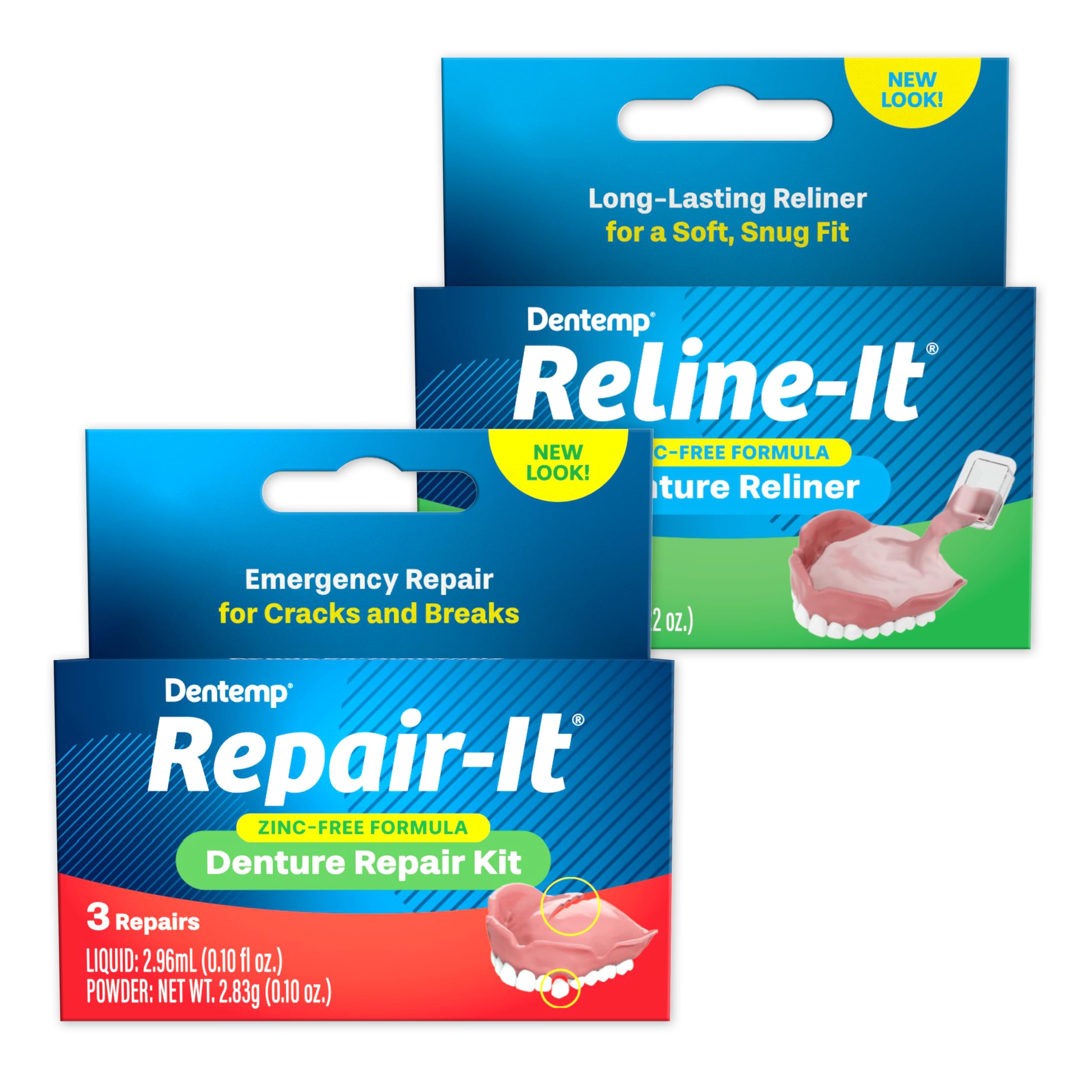 Mua Dentemp Repair-it Denture Repair Kit & Reline-it Denture Reliner ...