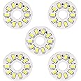 uxcell LED Chip Bulb 300mA 5W 10 LEDs 5730 Surface Mounted Devices Module Aluminum Board Pure ...
