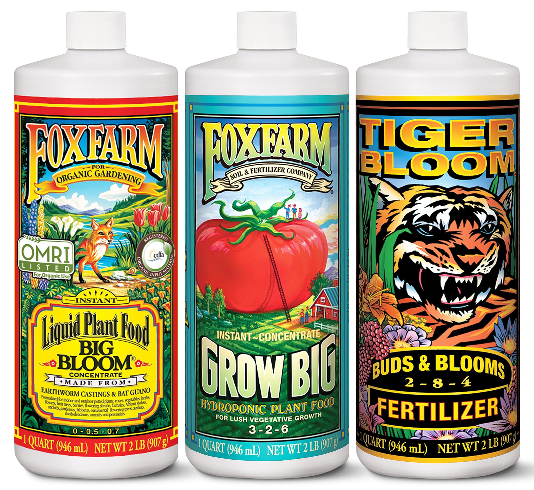 Mua FoxFarm Liquid Nutrient Trio Hydro Formula: Big Bloom, Grow Big ...
