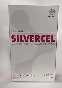 Silvercel Antimicrobial Alginate Dressing - 2 x 2 in. (Box of 10) by ...