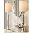 BRASSLISM Buffet Lamps Set of 2, 28.5" Tall Brass Finish Lamps for ...