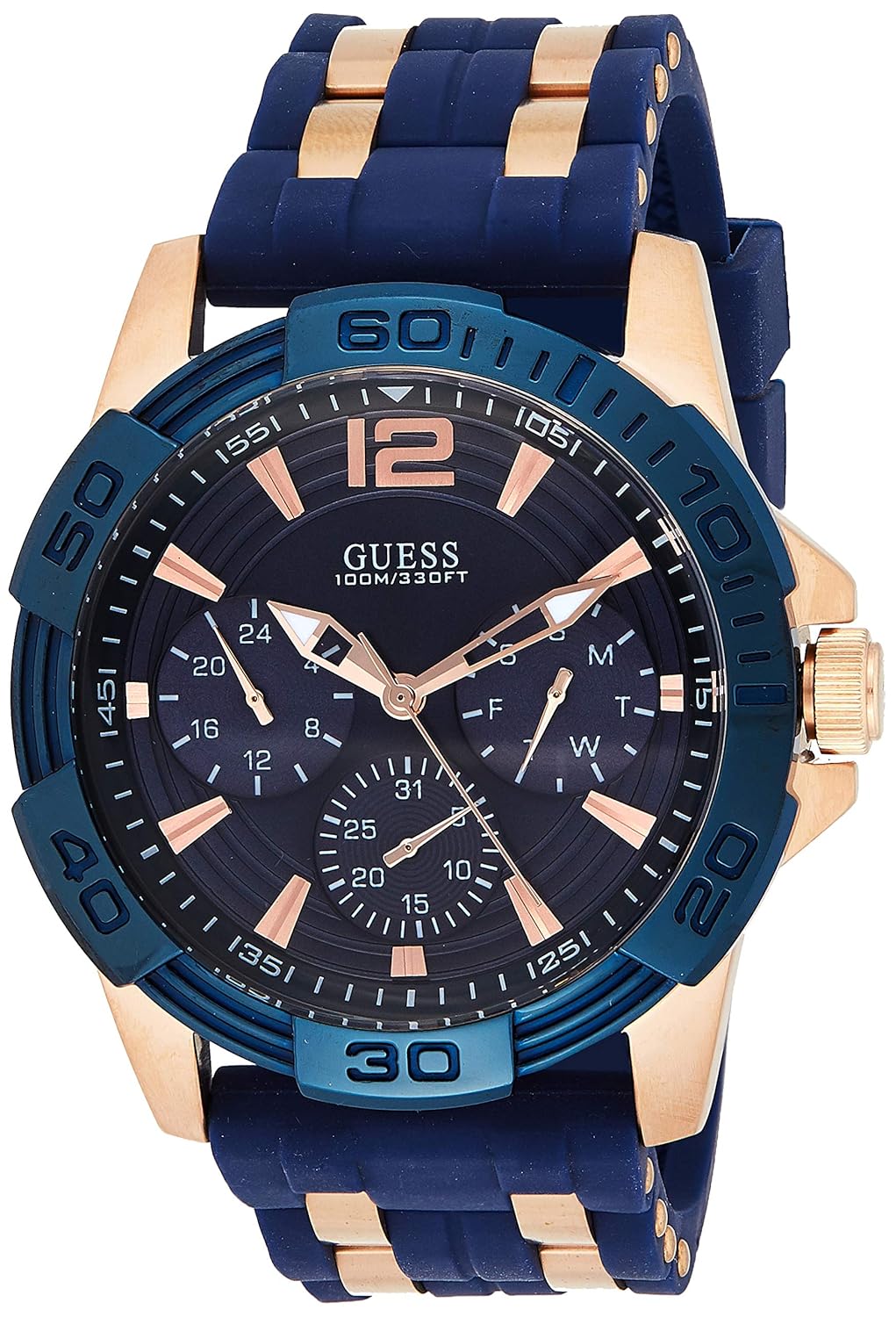 Buy Guess Analog Blue Dial Men's Watch - W0366G4 at Amazon.in
