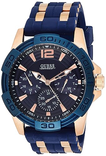 Buy Guess Analog Blue Dial Men's Watch - W0366G4 at Amazon.in