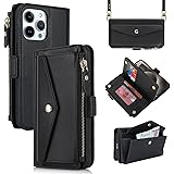 Amazon.com: DEYHU for iPhone 15 pro max Wallet case with Zipper Card Holders for Women,iPhone 15 ...