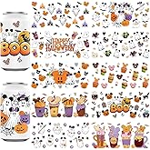 Amazon.com: Rngmsi UV DTF Cup Wrap - 8 Sheets Halloween UV DTF Cup Wraps for 16 oz Pumpkin ...