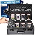 Amazon.com: Premium Black 4 Row PSA Slab Case For Graded Cards | Graded ...