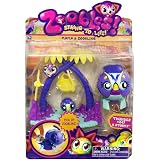 Amazon.com: Zoobles Mama & Zoobling, Triceratops and Baby- Bronsie #384 ...