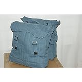 Pair of Canvas Motorcycle Panniers / Saddle Bags, black canvas army ...
