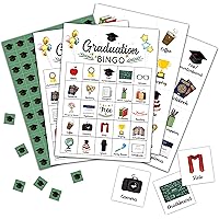 Amazon.com: Graduation Bingo Cards, Graduation Game for 24 Players ...