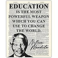 Amazon.com: Inspirational Black Leaders Poster: "Education is the Most ...