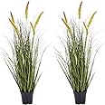 Amazon.com: Ttranewsoo Artificial Tall Grass Plants with Pots 36” 2 ...
