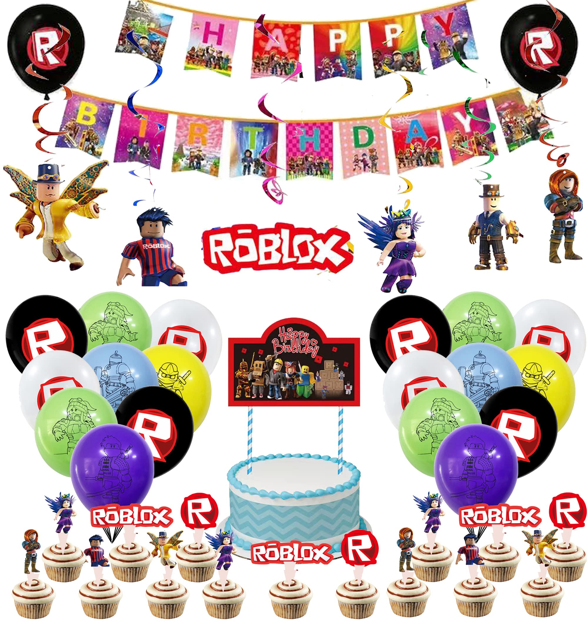 Mua Roblox Birthday Decoration Roblox Balloons Roblox Birthday Balloons ...