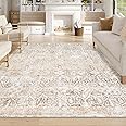 Amazon.com: Collive Washable Area Rug 8x10, Neutral Boho Rugs for ...