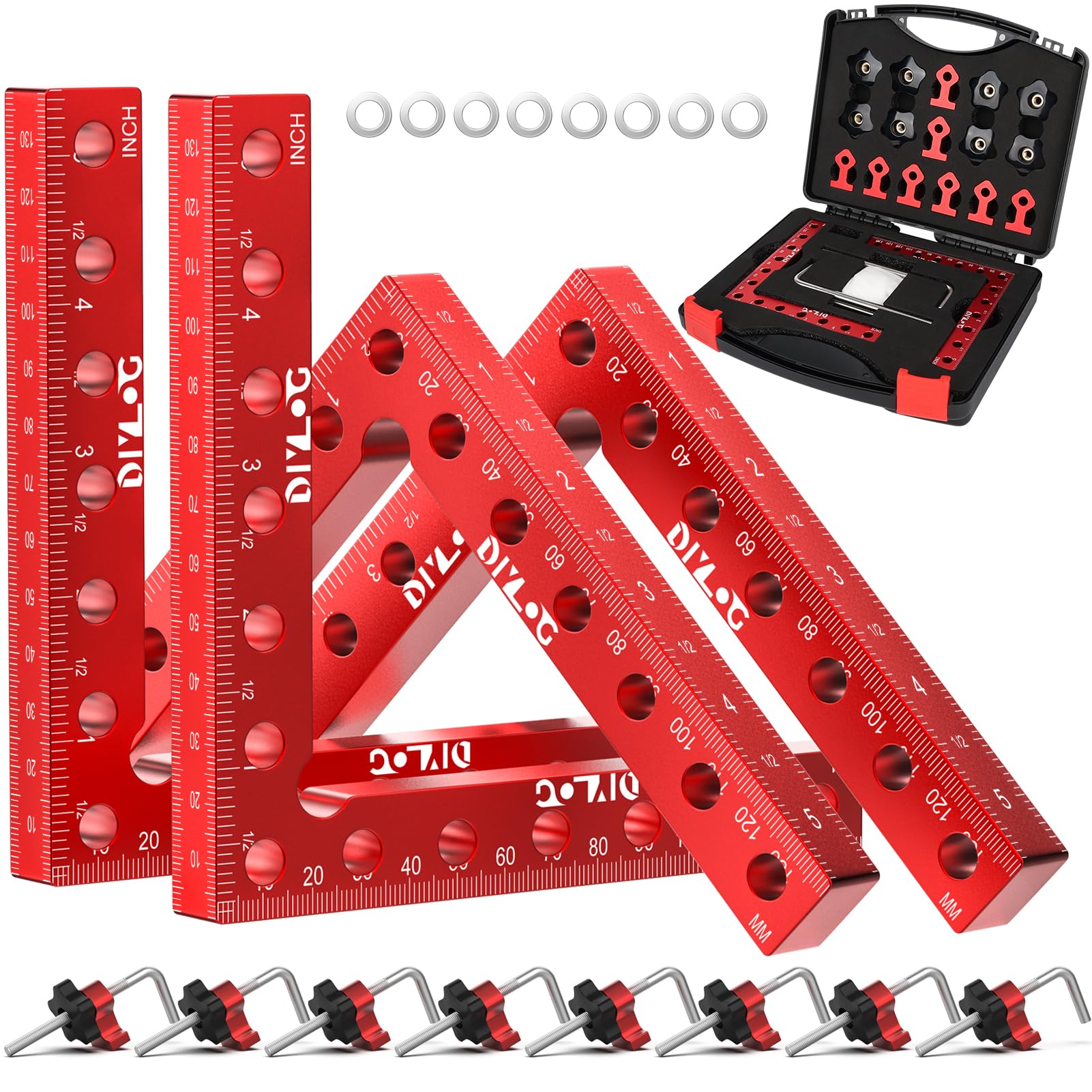 DIYLOG Corner Clamp for Woodworking, 90 Degree Clamp, Corner Clamp ...