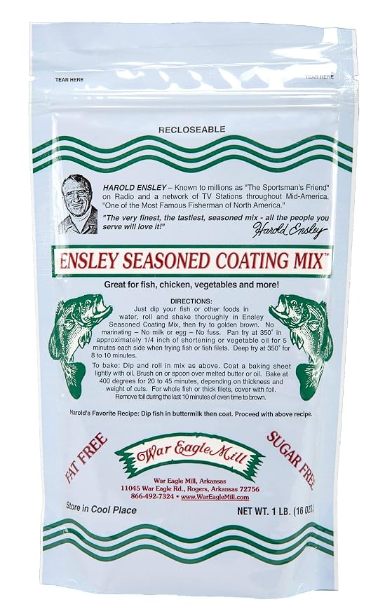 Amazon.com : War Eagle Mill Ensley Fish Fry Batter Coating Mix in ...
